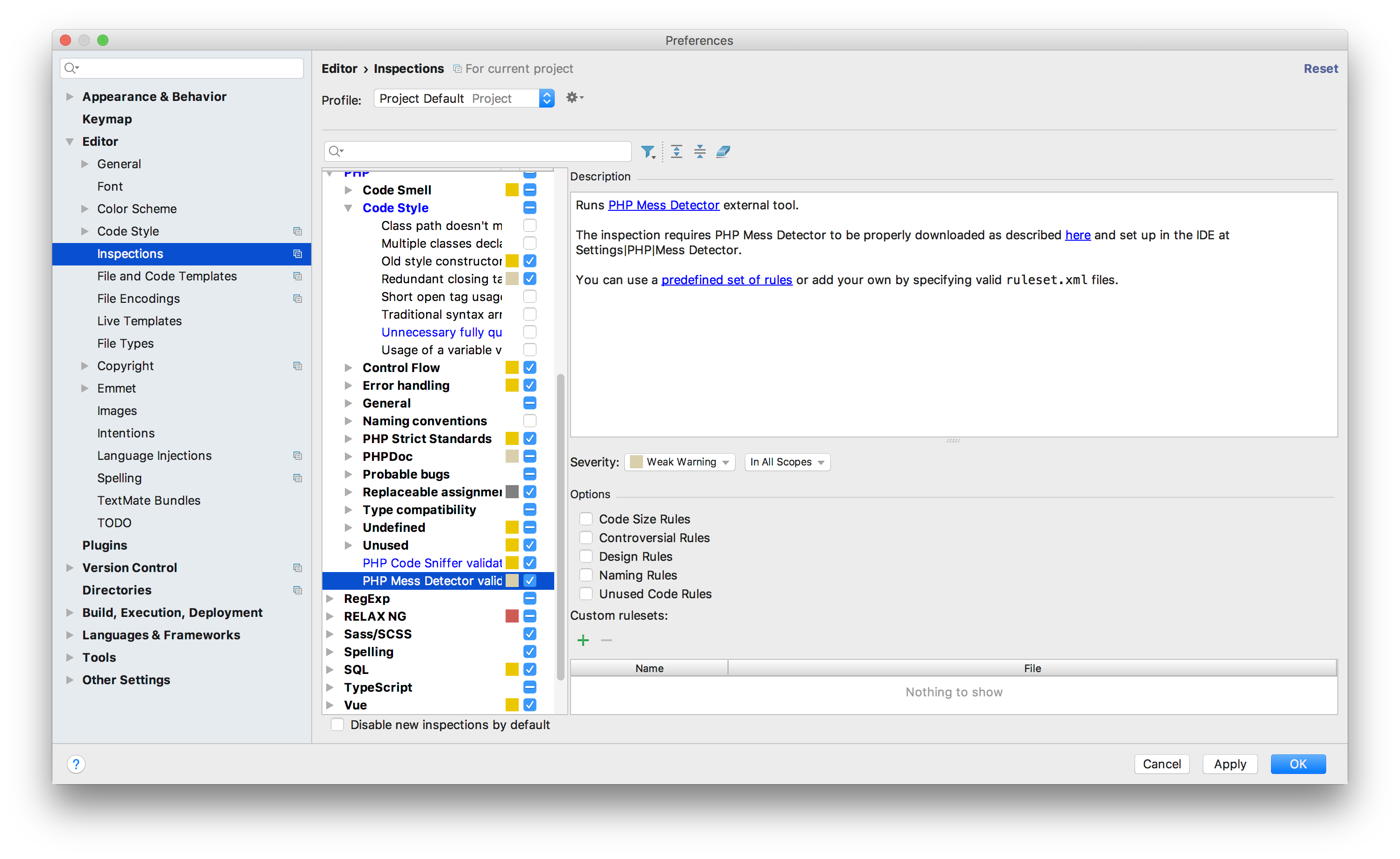 PHPMD Ruleset Is Invalid Issue 13400 Magento magento2 GitHub