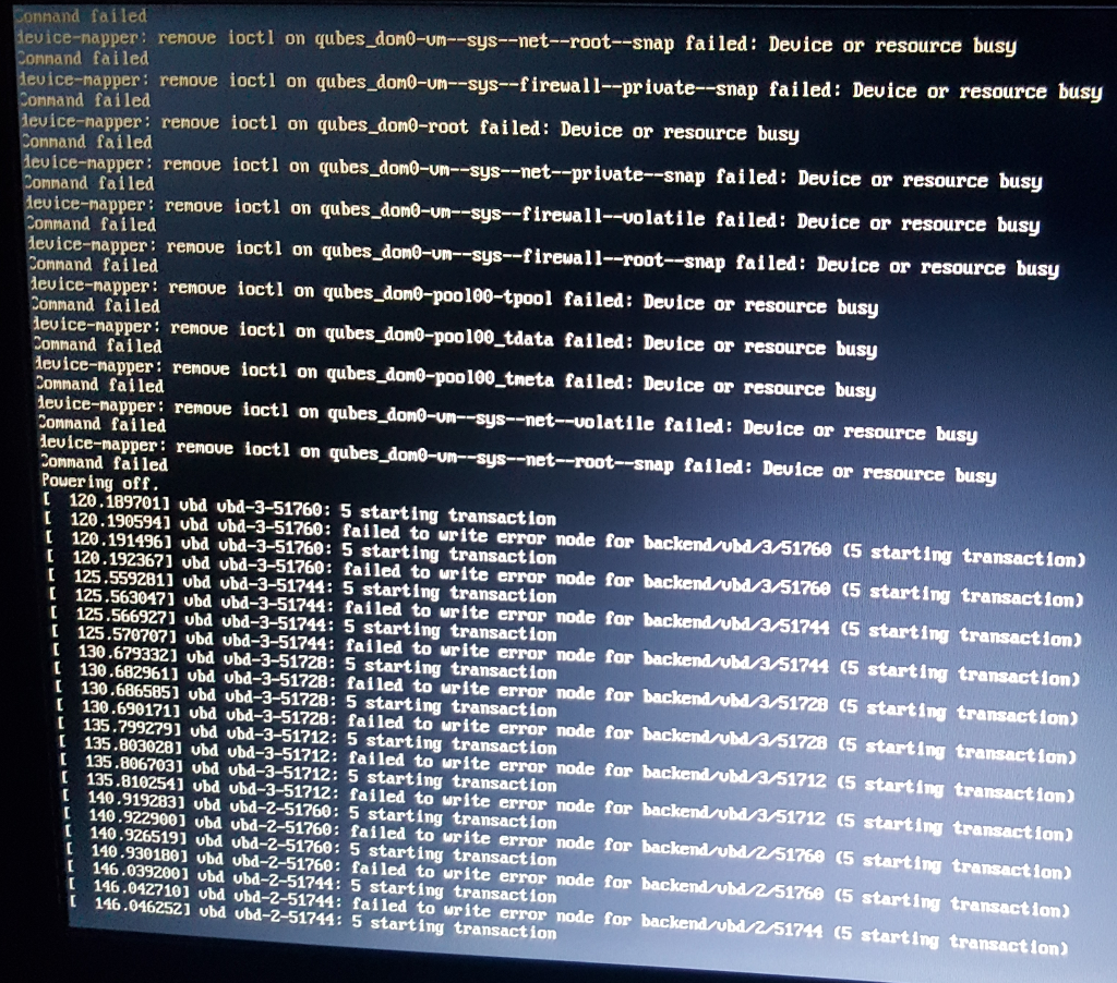 R4.0-rc1 fails to shutdown · Issue #2957 · QubesOS/qubes-issues · GitHub