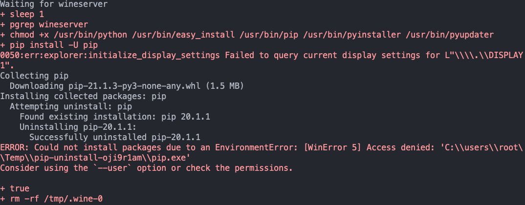 Failed to build Windows x64 Docker image · Issue #488 · malwaredllc/byob · GitHub