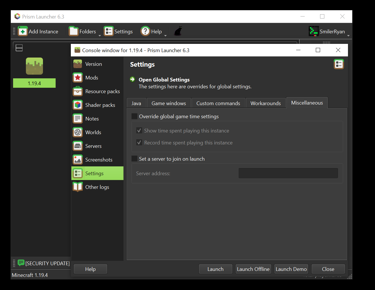 Account Selection setting for instances · Issue #1060 · PrismLauncher/PrismLauncher · GitHub