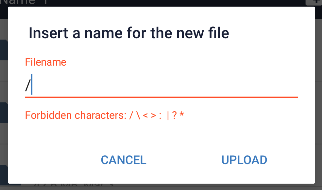 [FEATURE REQUEST] Improve UX of creation dialog when forbidden characters are typed · Issue ...