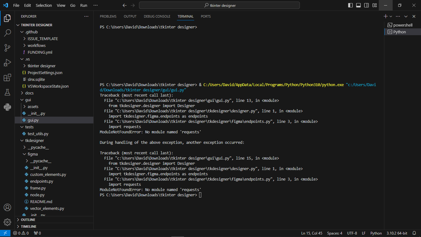 Help · Issue #362 · ParthJadhav/Tkinter-Designer · GitHub Help · Issue #362 · ParthJadhav/Tkinter-Designer · GitHub