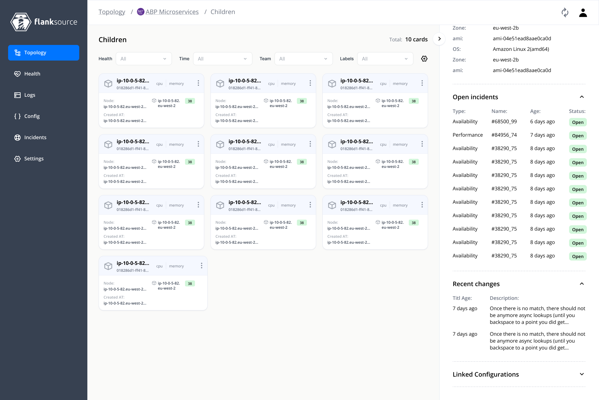 Config Detail v2.0 · Issue #460 · flanksource/flanksource-ui · GitHub
