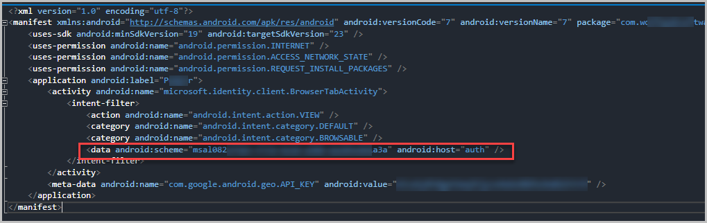 [Bug] Xamarin Forms can't login with Android using MSAL 4.17.1 · Issue #2002 · AzureAD/microsoft ...