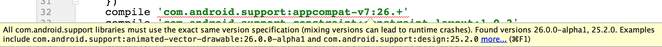 通过Gradle安装报错 · Issue #64 · Justson/AgentWeb · GitHub