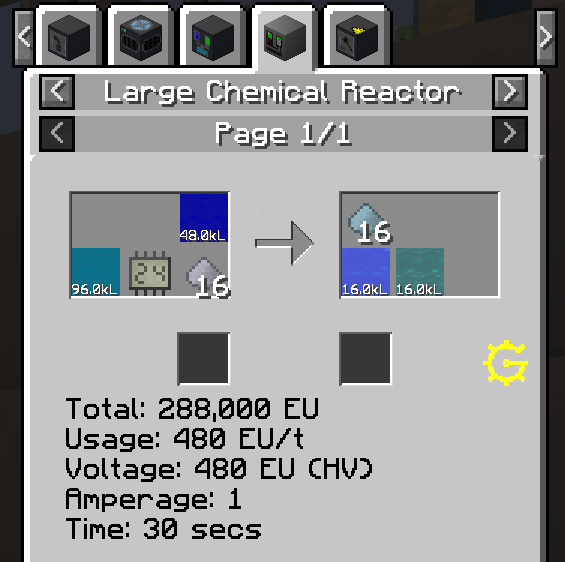 Cryolite Dust recipe for Large Chemical Reactor not usable in HV ...