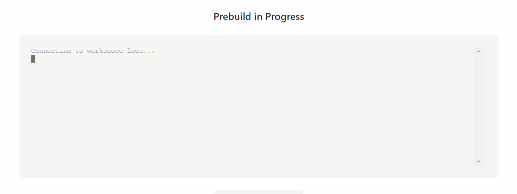 Stuck At Connecting To Workspace Logs · Issue 8235 · Gitpod Iogitpod · Github