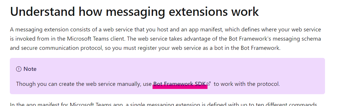 Update Bot Framework SDK link · Issue #3695 · MicrosoftDocs/msteams-docs · GitHub