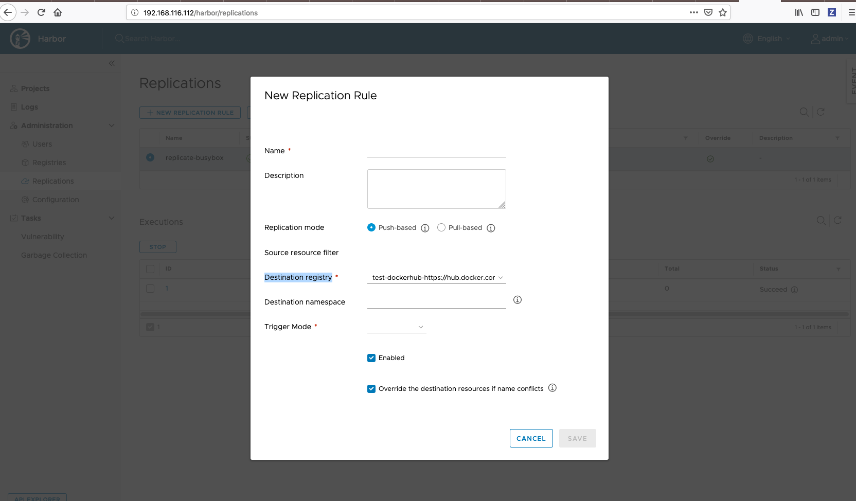 'Source resource filter' can't be edit in the 'New replication rule' · Issue #7575 · goharbor ...