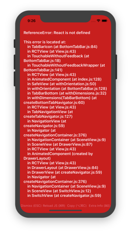 How To Use Tabbaricon Why Tell React Is Not Undefind · Issue 5172 · React Navigation React