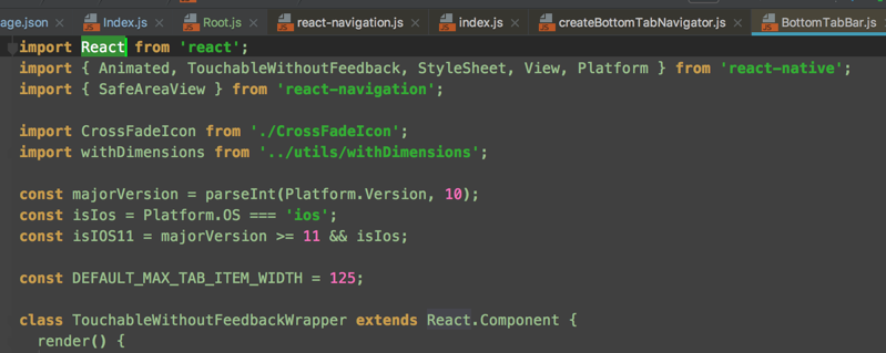 How To Use Tabbaricon Why Tell React Is Not Undefind · Issue 5172 · React Navigation React