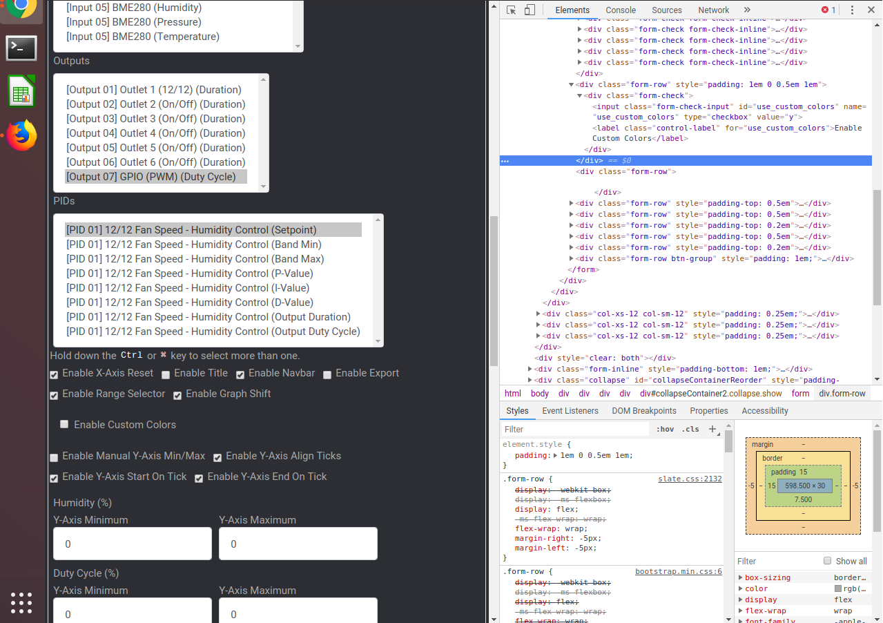 Custom colors Graph dashboard doesn't work · Issue #491 · kizniche/Mycodo · GitHub