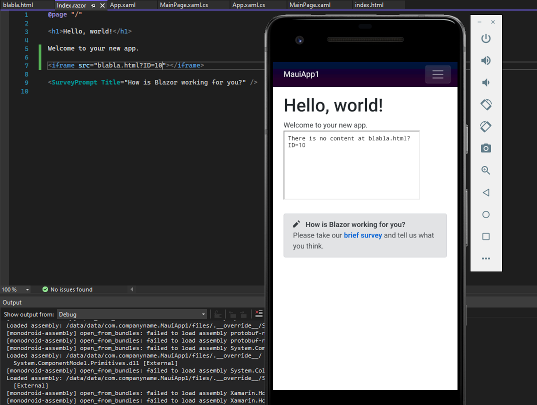 [Bug] iframe with querystring to local file inside MAUI Blazor App · Issue #3061 · dotnet/maui ...