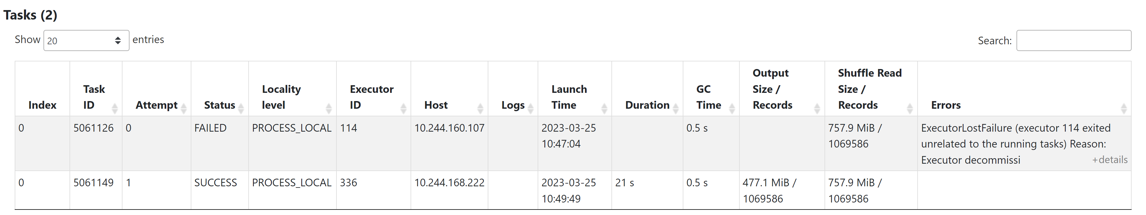 [BUG] Table Optimize Task Intermittently Gets Stuck · Issue #1662 · delta-io/delta · GitHub