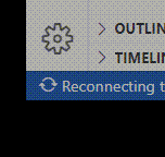 The rotation of the reconnect icon is not centered at 125% zoom · Issue ...