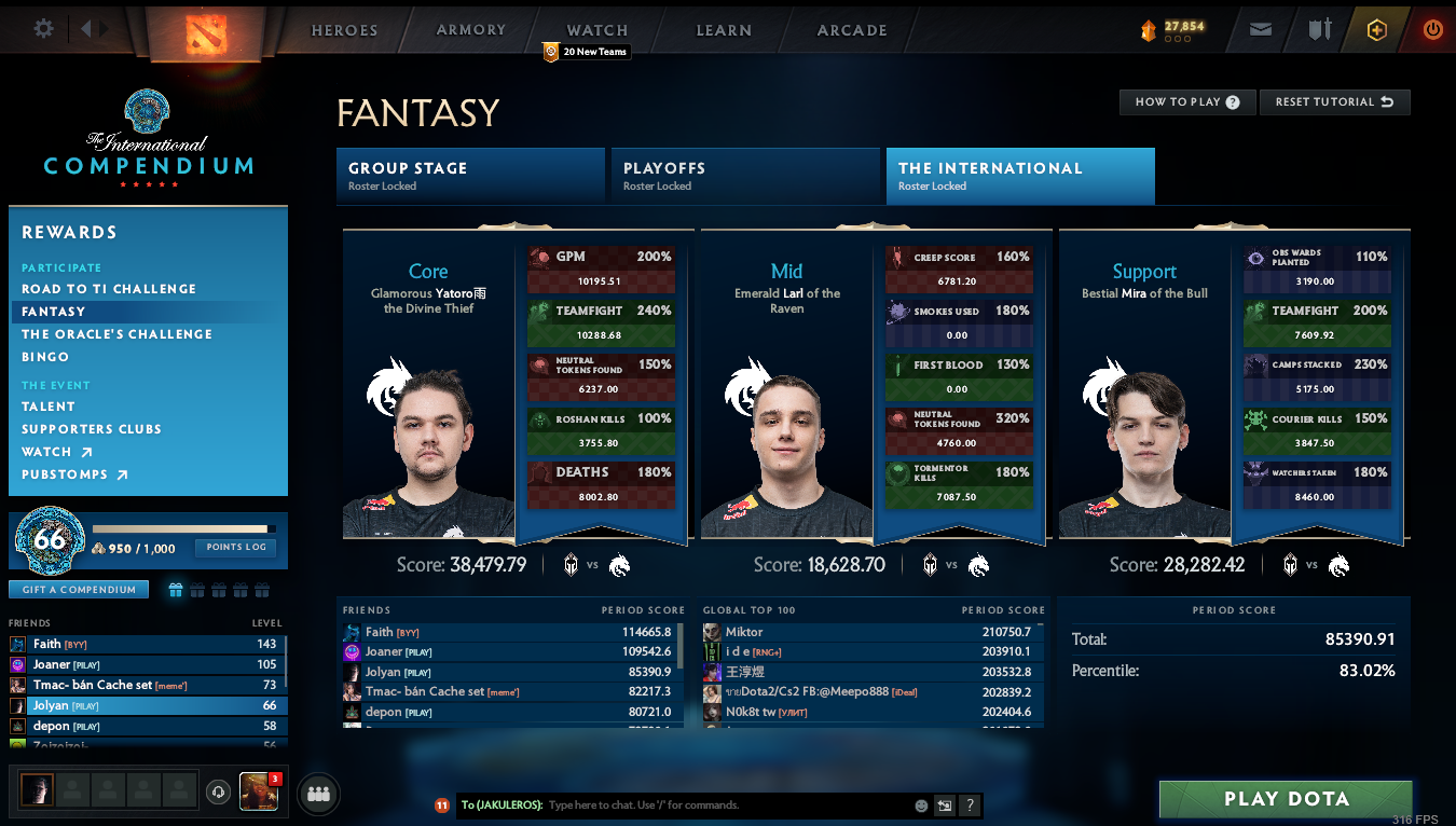 Fantasy and Oracles Challenge unable to claim reward. · Issue #13147 · ValveSoftware/Dota2 ...