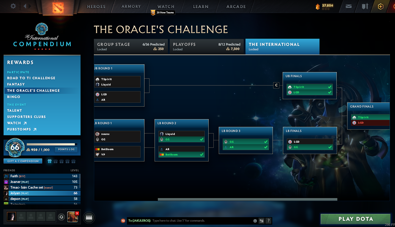 Fantasy and Oracles Challenge unable to claim reward. · Issue #13147 · ValveSoftware/Dota2 ...