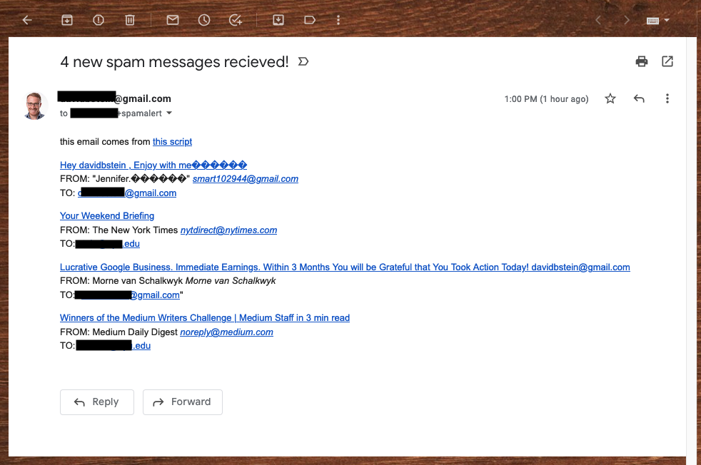 GitHub - davidbstein/gmail-spam-summary: a very simple gmail spam summary