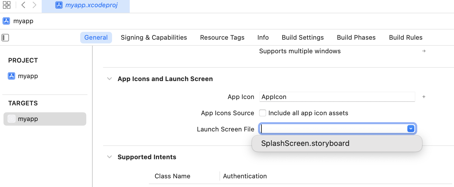 Splashscreen Instructions Or Code Is Incorrect For Plist Value Uilaunchstoryboardname · Issue