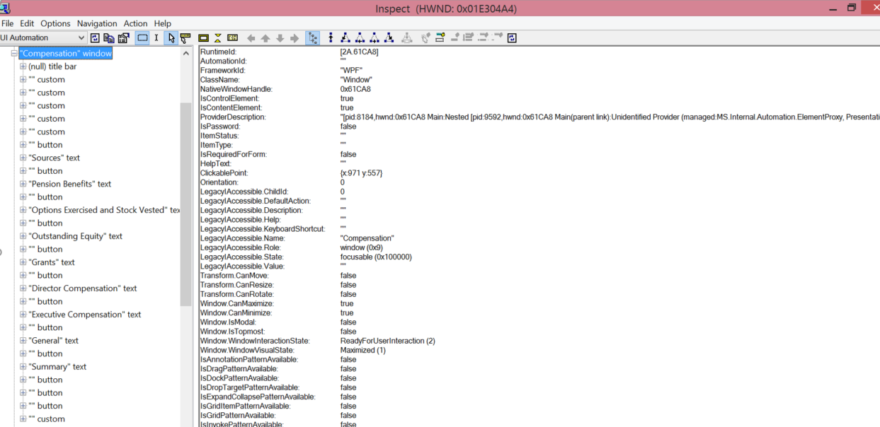 Unable to get Elements for below structure of table · Issue #715 · pywinauto/pywinauto · GitHub