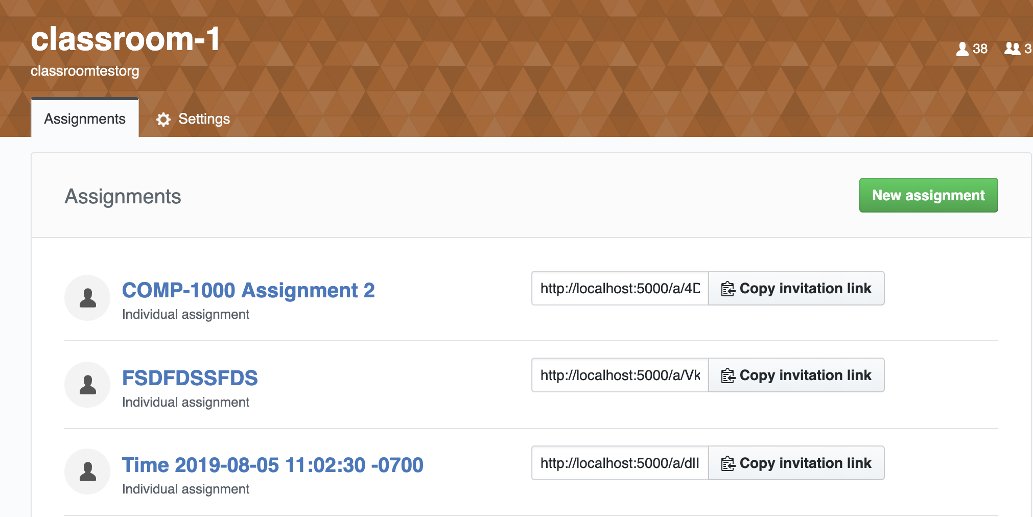 Suggested improvement for Enable assignment URL functionality · Issue #2115 · github-education ...