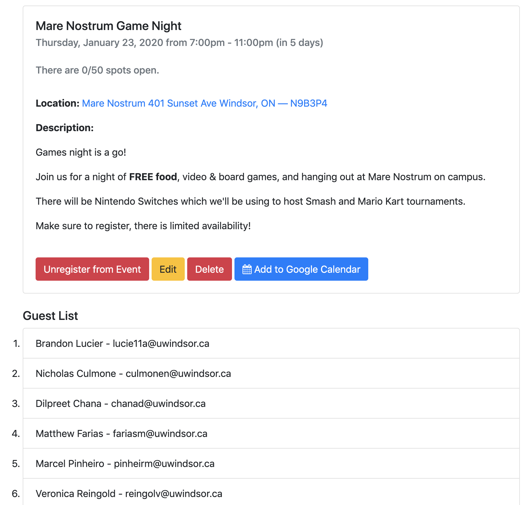 Copy registrant emails to clipboard · Issue #122 · uwindsorcss/hub · GitHub