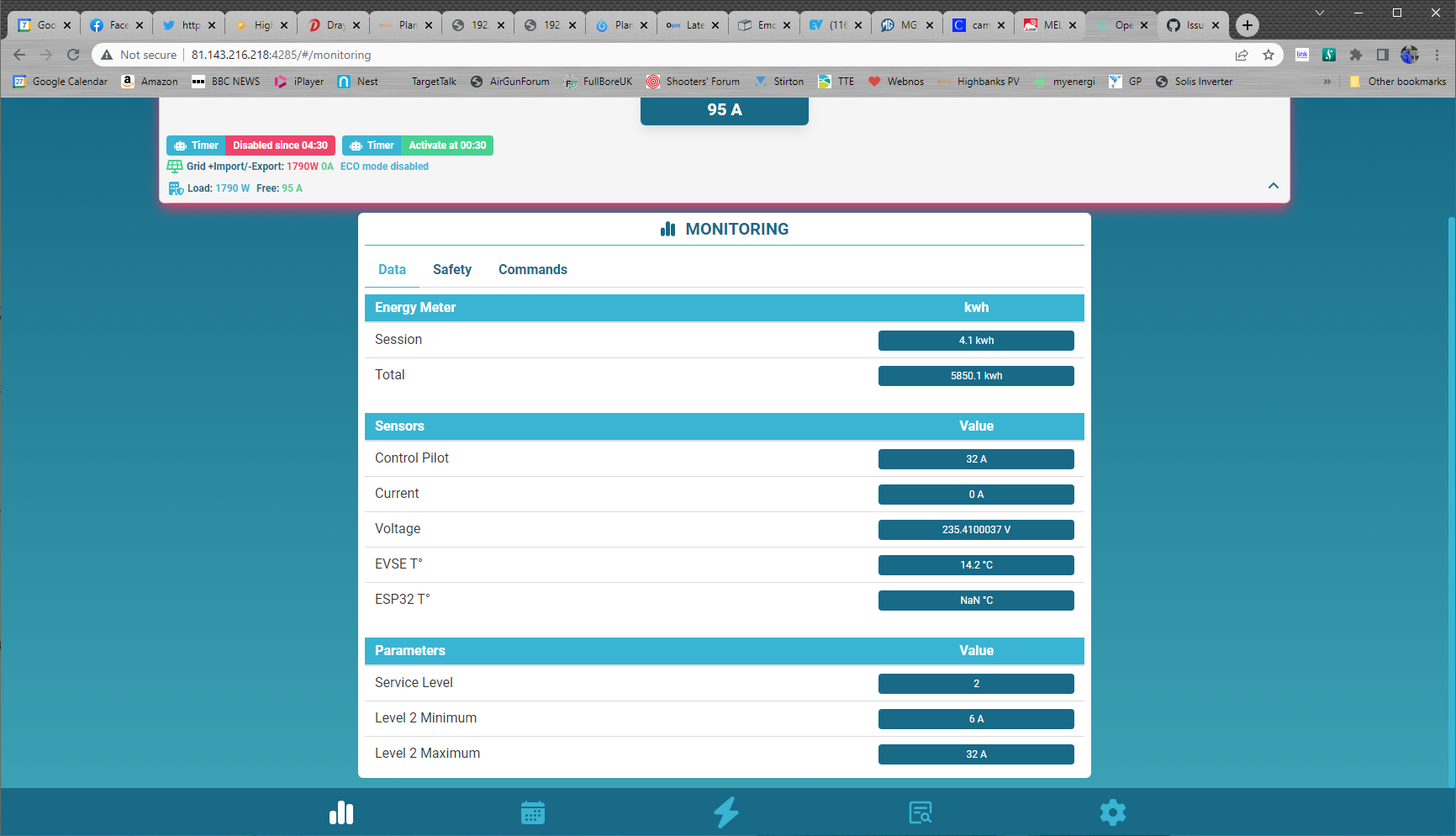 Esp32 Temperature Shown As Nan · Issue 559 · Openevse Openevse Esp32 Firmware · Github