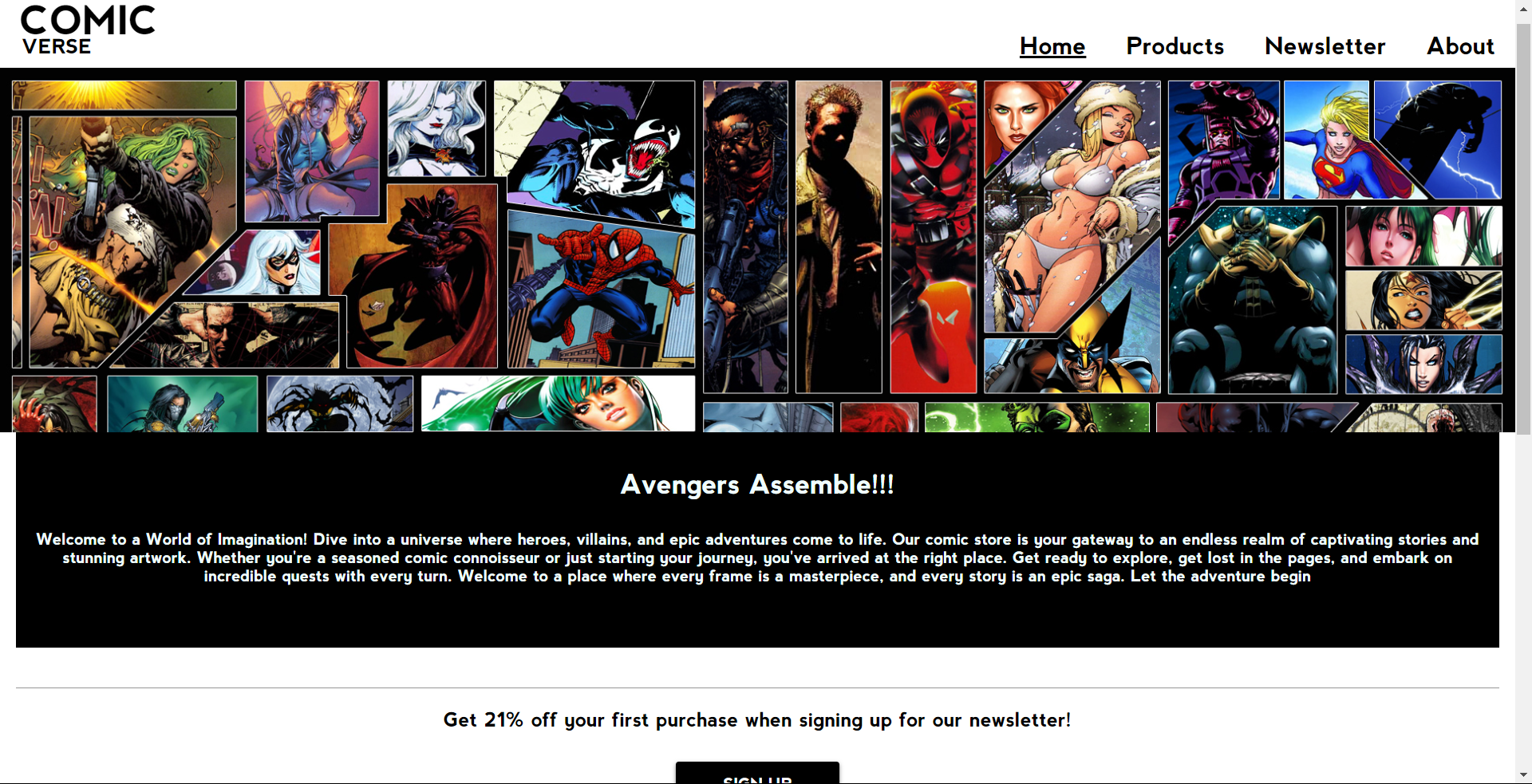 GitHub - its-vam/Comic-Verse