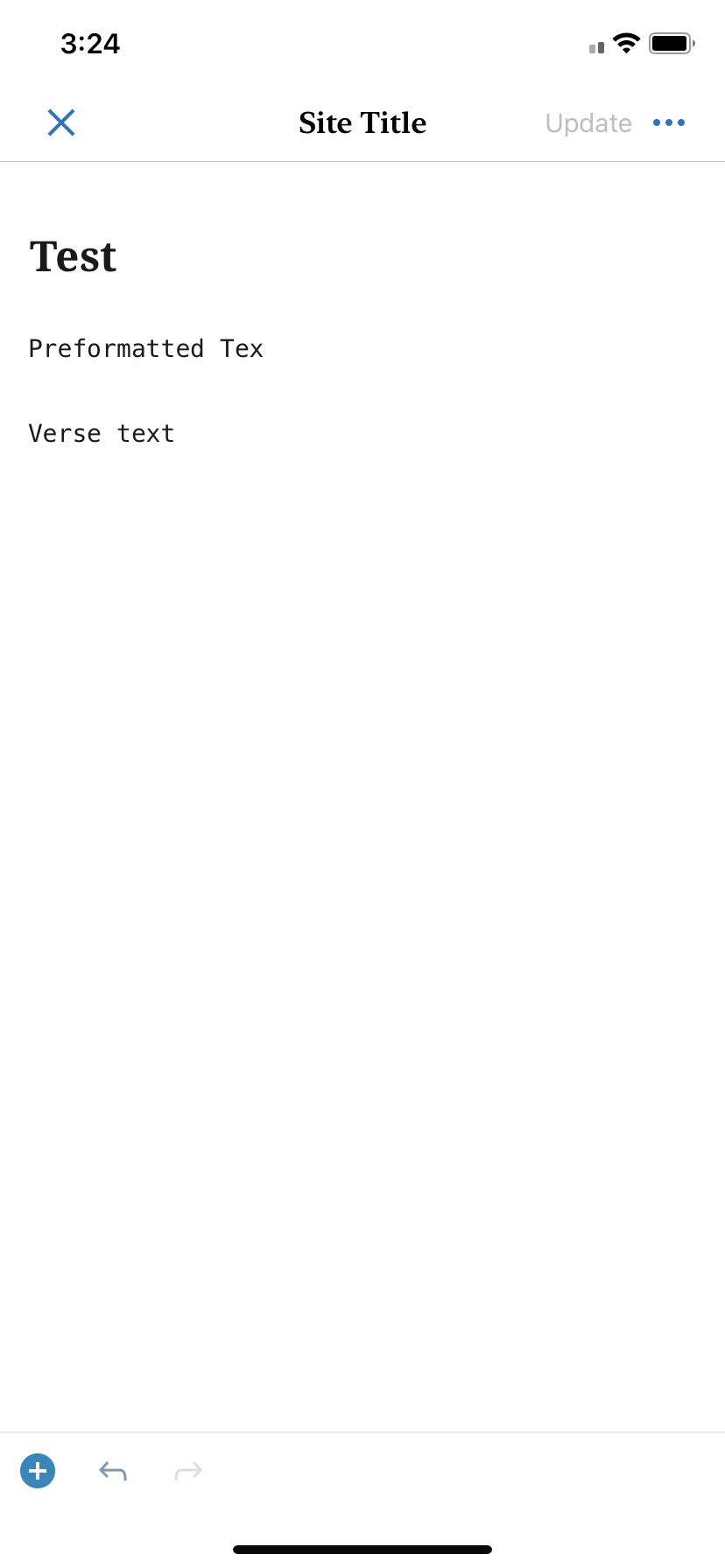 Preformatted and Verse blocks have identical styling · Issue #36874 · WordPress/gutenberg · GitHub
