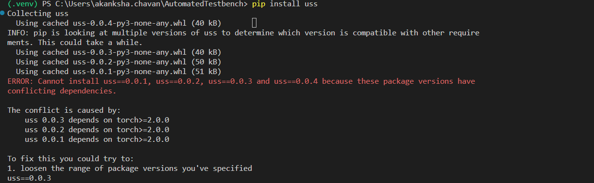 Conflict error shown by uss · Issue #8 · bytedance/uss · GitHub