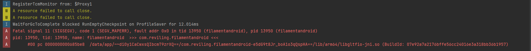 Loading Glb File From Url App Crashed · Issue #6375 · google/filament · GitHub
