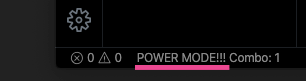 PowerMode Text · Issue #66 · hoovercj/vscode-power-mode · GitHub