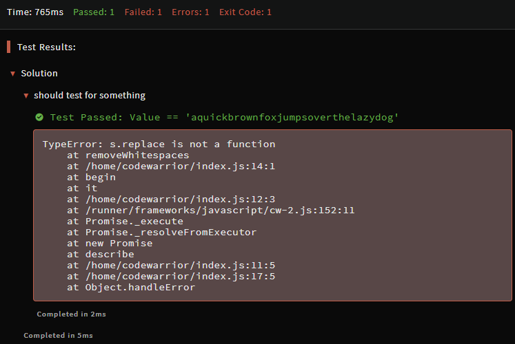 Node 10 error messages becomes very ugly if error comes from outside of a `it` block · Issue ...