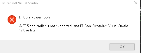 "Not Supported" · Issue #1988 · ErikEJ/EFCorePowerTools · GitHub