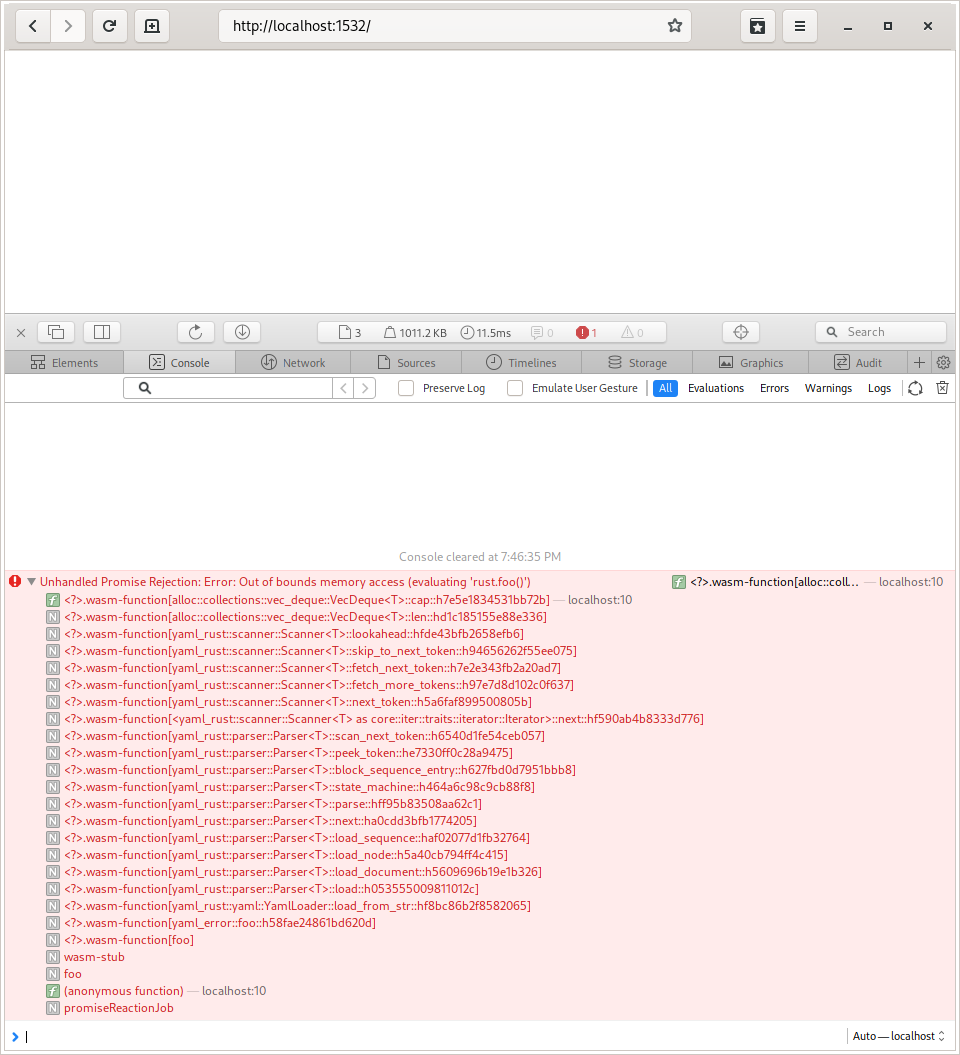 Get strange error on webkit · Issue #2075 · rustwasm/wasm-bindgen · GitHub