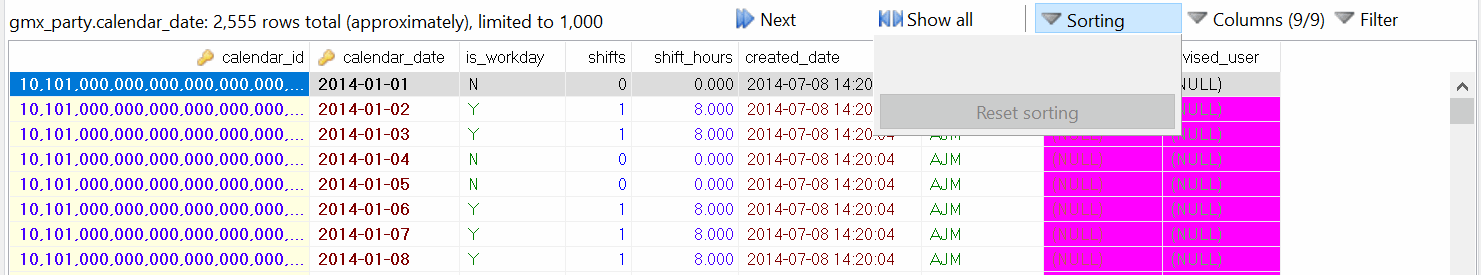 Sorting options squashed together · Issue #416 · HeidiSQL/HeidiSQL · GitHub