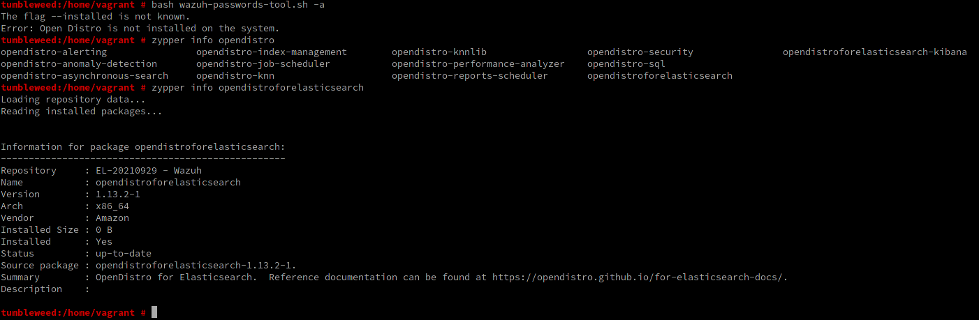 Fix wazuh-passwords-tool.sh in opensuse tumbleweed · Issue #916 · wazuh ...