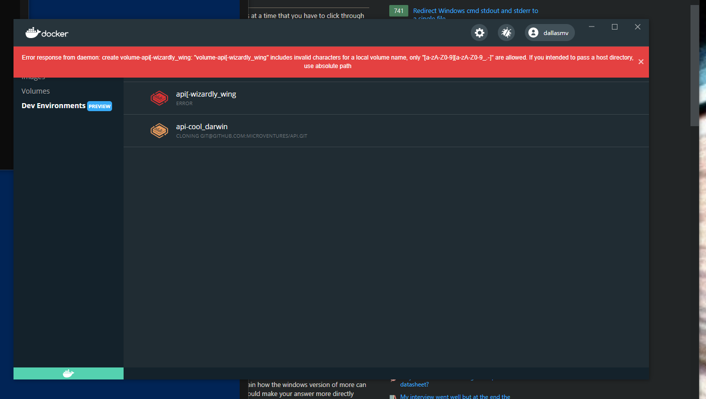 [ERROR] when launching a new environment to a github branch. · Issue ...