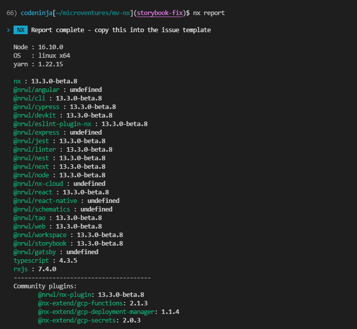 nx run shared-ui:storybook fails after NX upgrade to @nrwl/storybook : 13.3.0-beta.8 & Webpack 5 ...