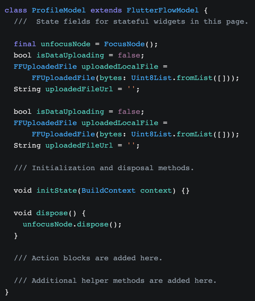Conflicting definitions in model code for media upload to Firebase through bottom sheet · Issue ...