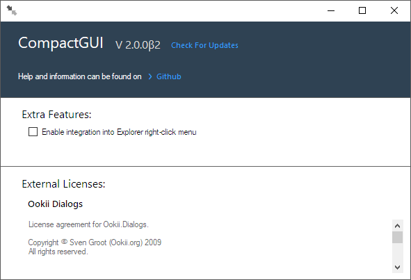 Maximising Causes Layout Issues · Issue #125 · IridiumIO/CompactGUI · GitHub