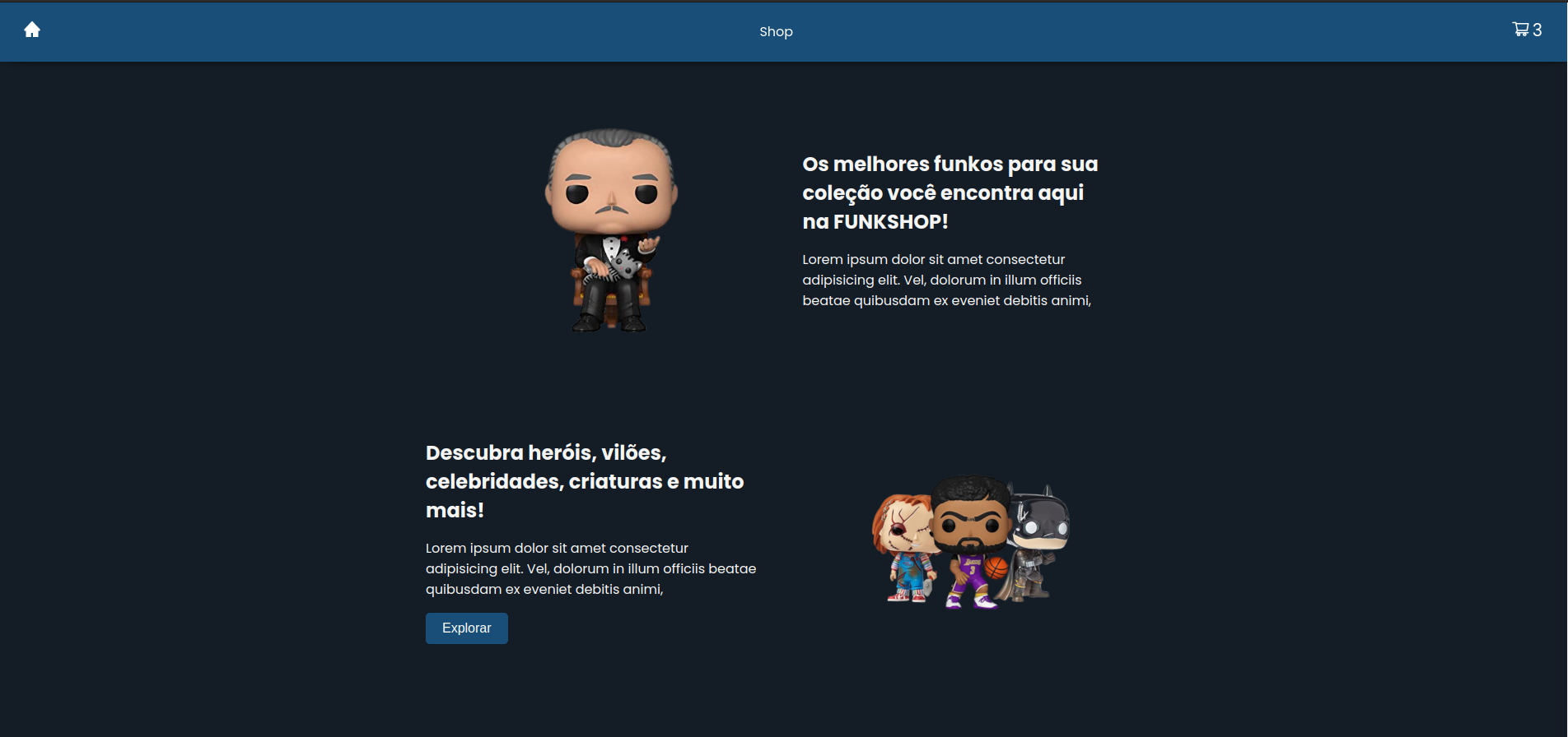 Github Matheusosanfunkoshop In This Project I Made A Simple Ecommerce Of Funko Toys Using