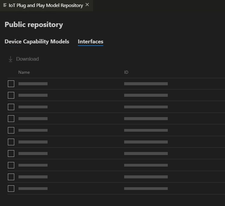Interfaces Not Shown In The Public Model Repository · Issue 809 · Microsoftvscode Iot 