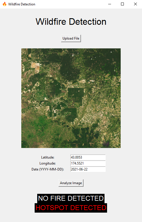 GitHub - gcdatkin/wildfire-detector: A wildfire and wildfire hotspot detection system using ...