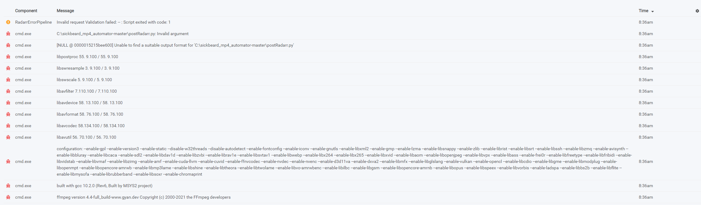 Radarr · Issue #1460 · mdhiggins/sickbeard_mp4_automator · GitHub