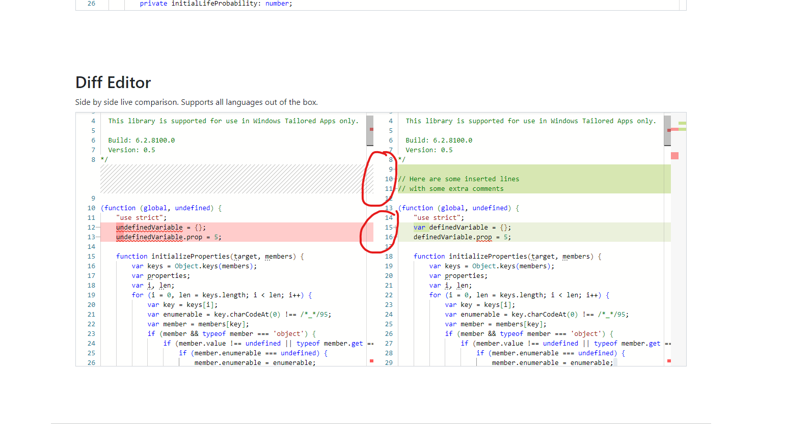 [Feature Request] Revert changes via arrows for added and modified lines · Issue #4123 ...