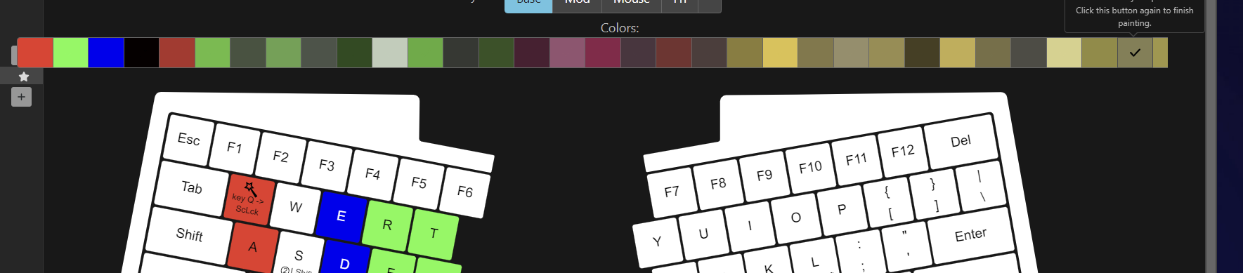 Per-key coloring configuration problems. · Issue #2031 · UltimateHackingKeyboard/agent · GitHub