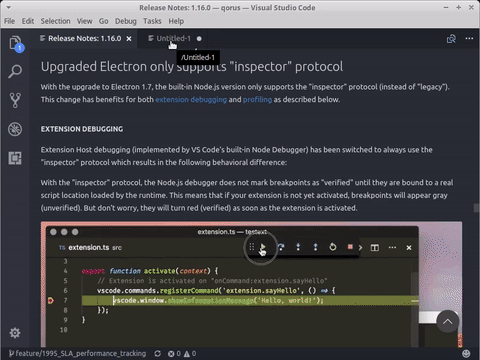 Release notes does not preserve scroll position · Issue #34369 ...