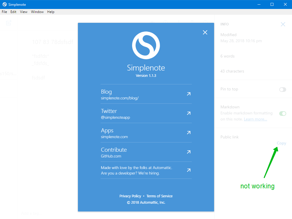 Published note does not sync & I can't generate public URL for note · Issue #430 · Automattic ...