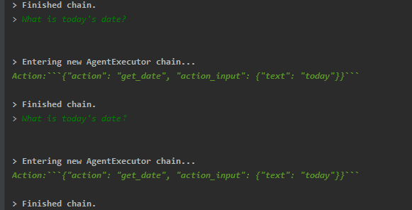 Issue Why Did The Agent Provide The Action And Action Input But Instead Of Executing It It
